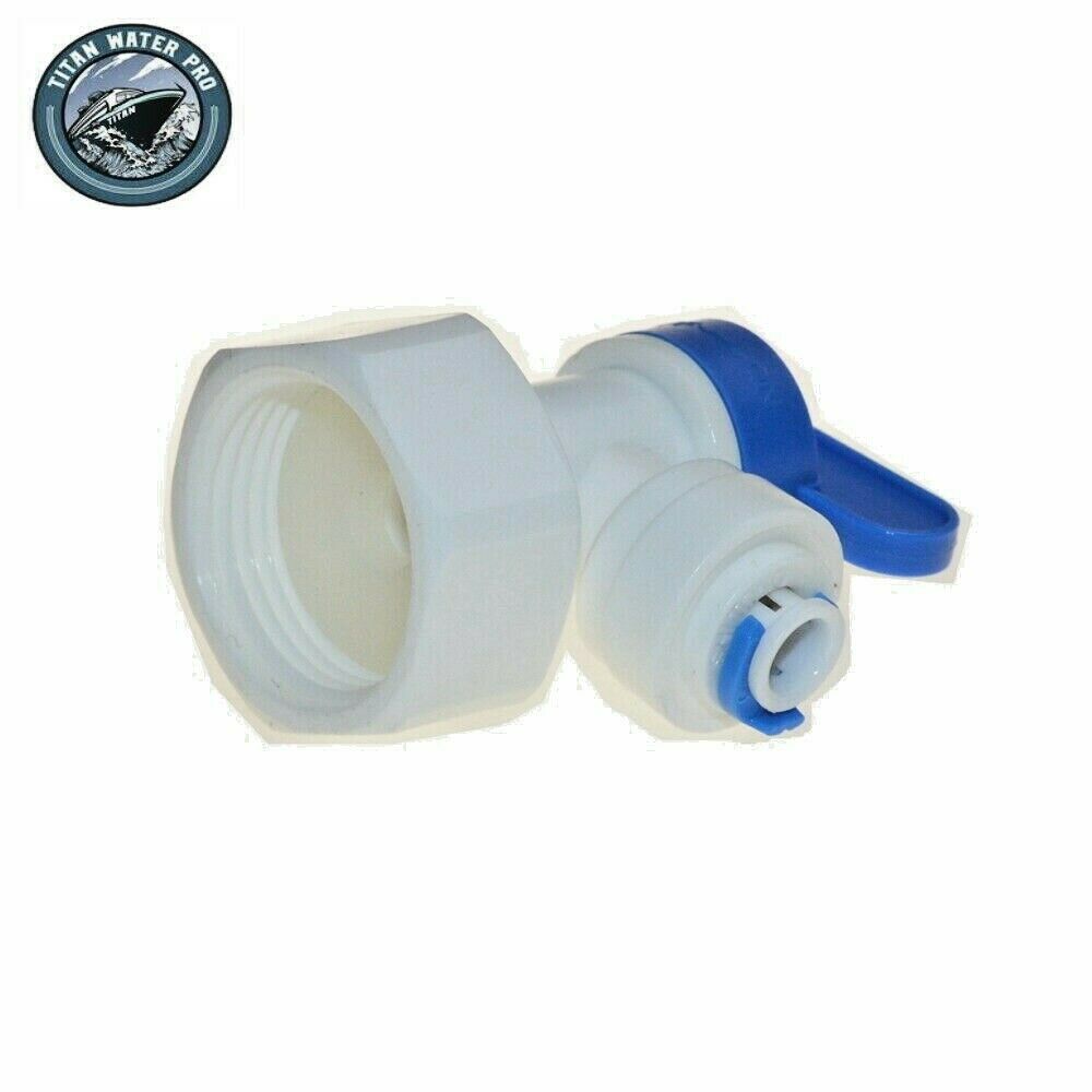 Tank Ball Valve Reverse Osmosis RO Water Storage Tanks 3/4" FNPT x 1/4 ...